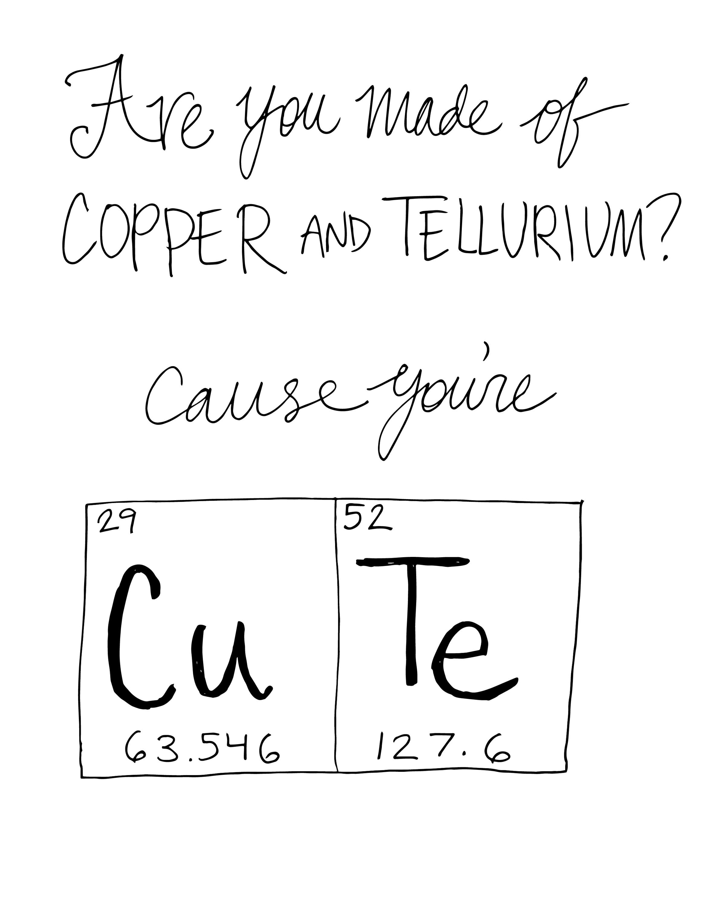 Chemistry Science Valentines, Happy Valentine’s Day Card Cute Love ...