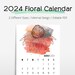 Minimalist Horizontal Calendar Planner, Printable and Digital, Flexible ...