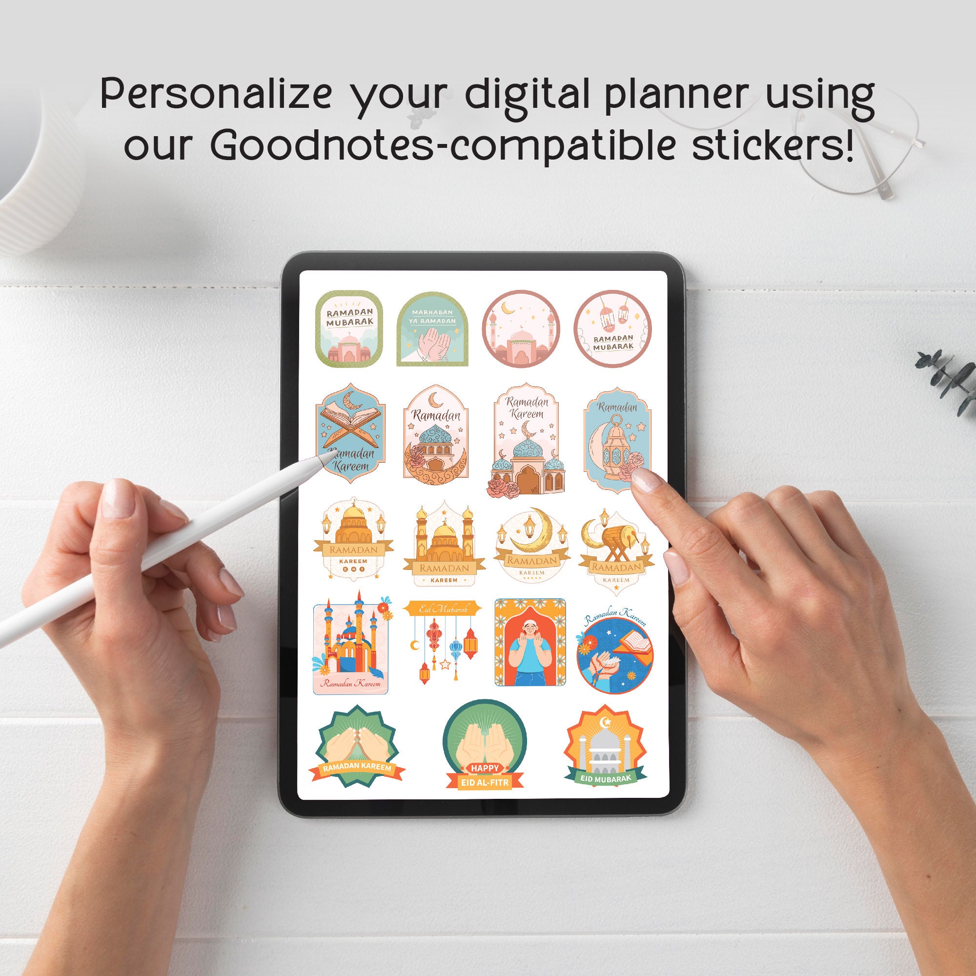 Beautiful Islamic Stickers for Ramadan | Emotive Designs | Goodnotes ...