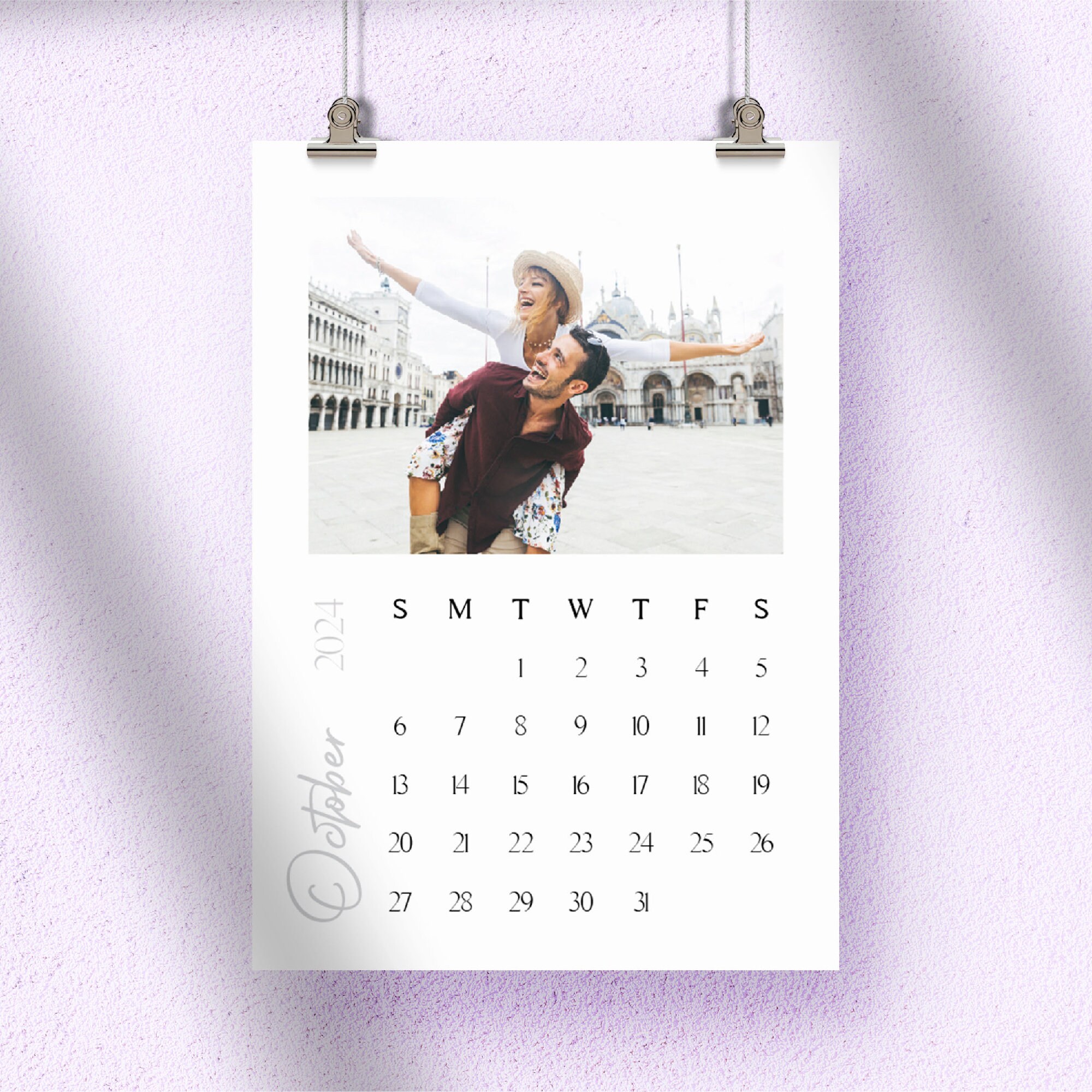 Photo Calendar 2024 Calendar Calendar Planner Calendar Printable ...
