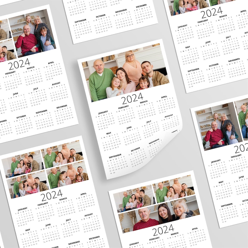 Photo Calendar 2024 Calendar Calendar Planner Calendar Printable ...