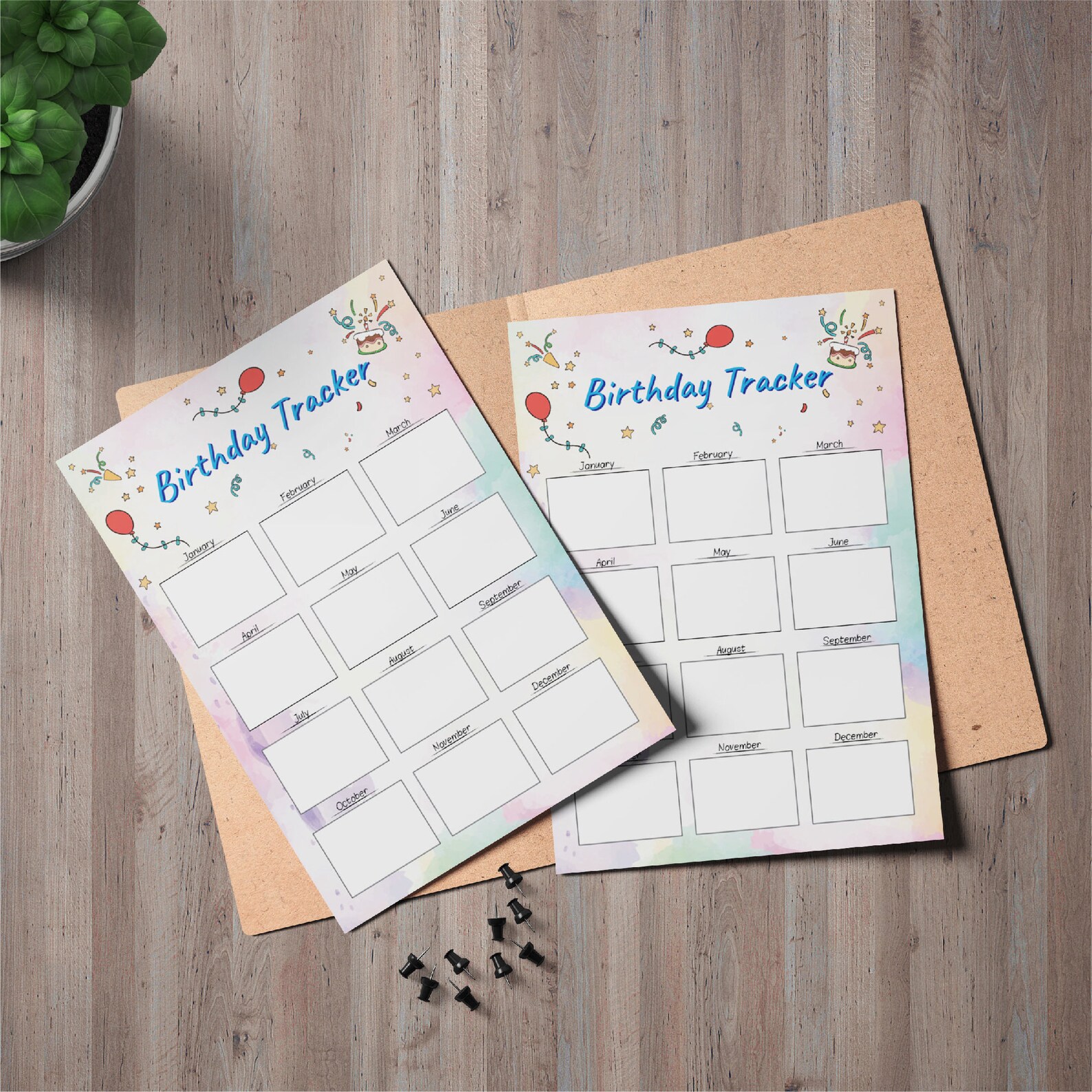 Birthday Tracker Birthday Anniversary Tracker Birthday Calendar ...