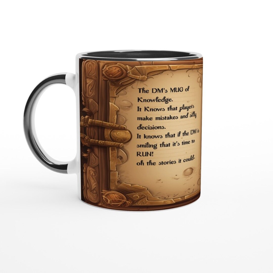 Dnd Style DM Mug Dungeons Comical Gift Nerdy Roleplay Dragons RPG Funny ...