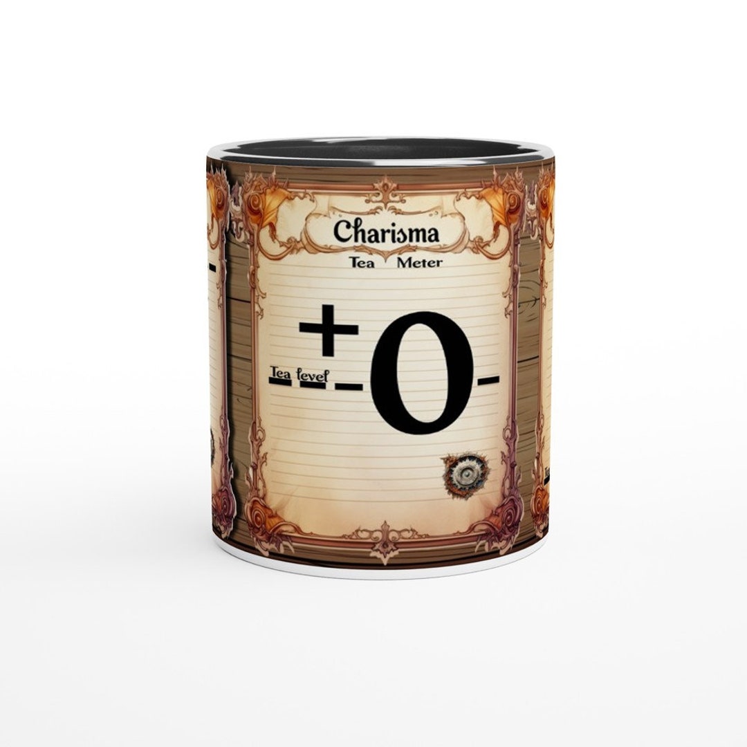 Charisma Check Rule 101 Tea First.. Dnd Gift Dm Coffee Nerdy Roleplay ...