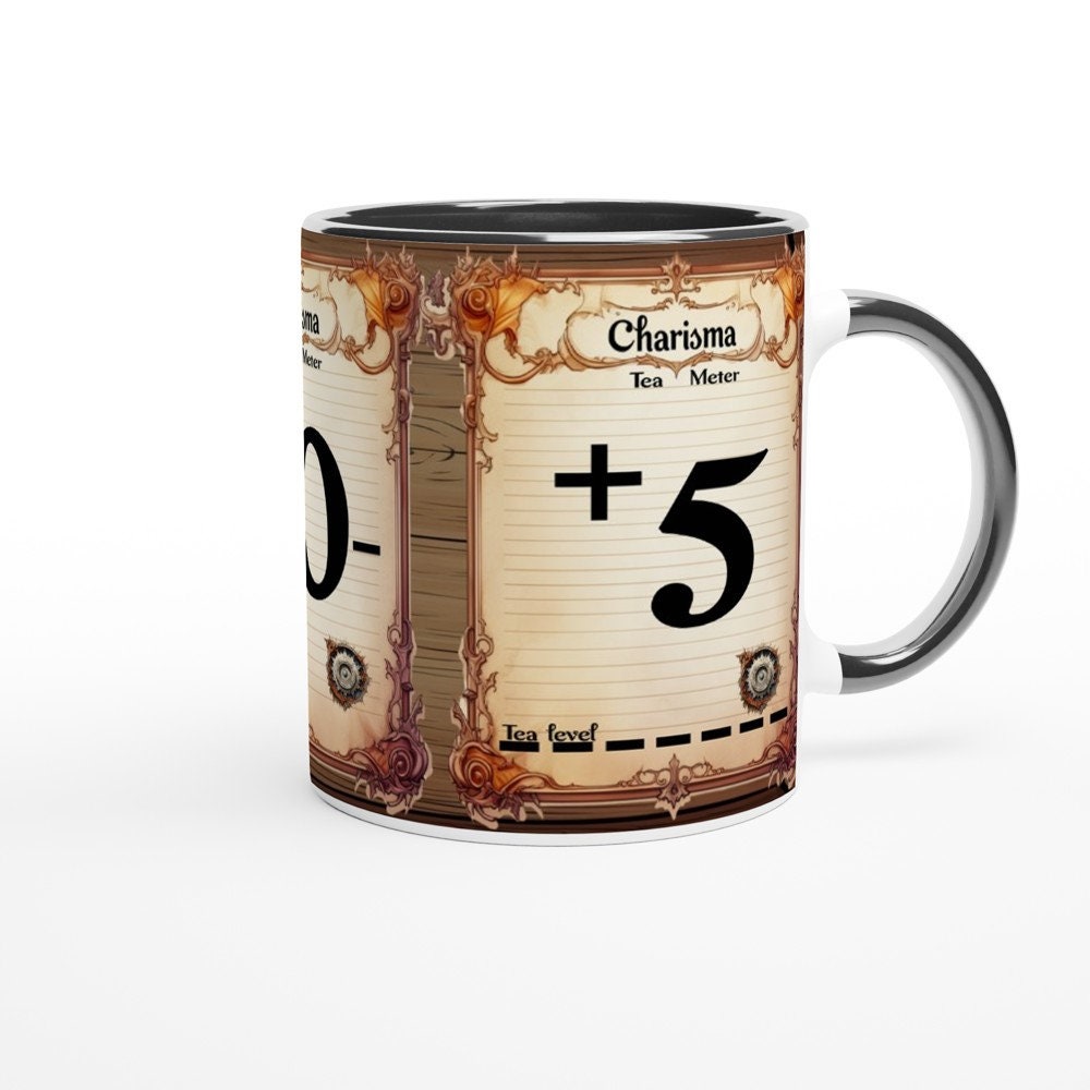 Charisma Check Rule 101 Tea First.. Dnd Gift Dm Coffee Nerdy Roleplay ...