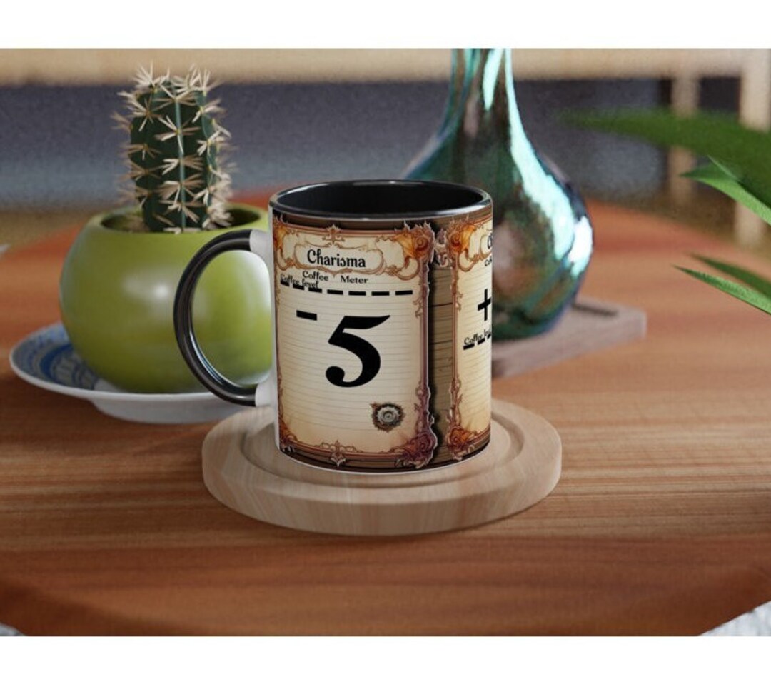 Charisma Check Rule 101 Coffee First. Dnd Gift Dm Coffee Nerdy Roleplay ...
