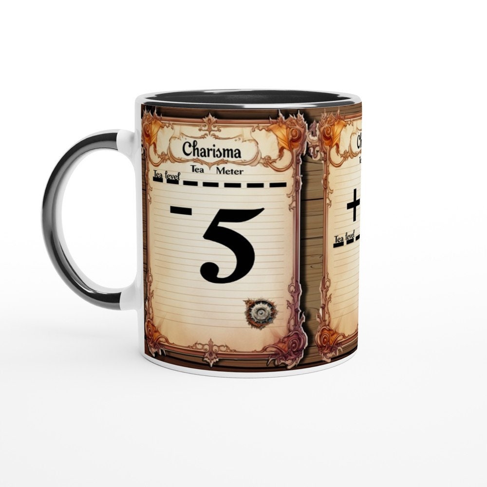 Charisma Check Rule 101 Tea First.. Dnd Gift Dm Coffee Nerdy Roleplay ...