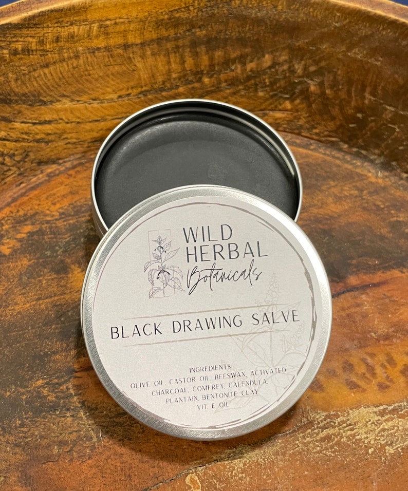 Black Drawing Salve | Splinters | Boils - Etsy