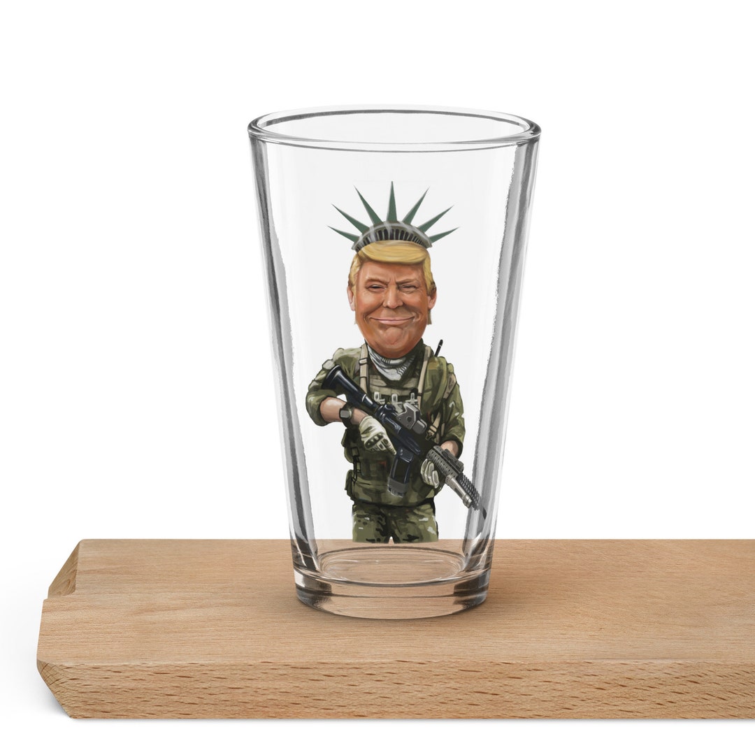 Trump Liberty Pint Glass Political Gift MAGA Present Gag Gift - Etsy