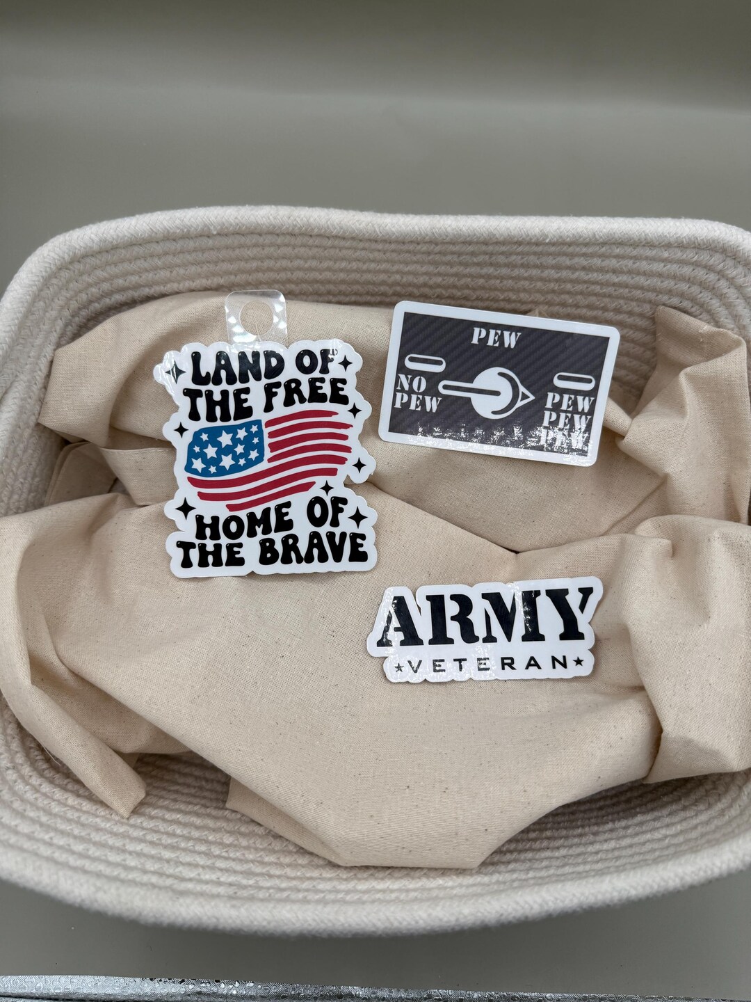 Patriotic Veteran Sticker Pack – Army Veteran Vinyl Decals – Land of ...