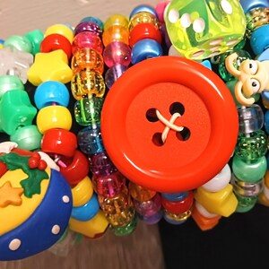 8 Random Decora Rainbow Kandi Bracelets - Etsy