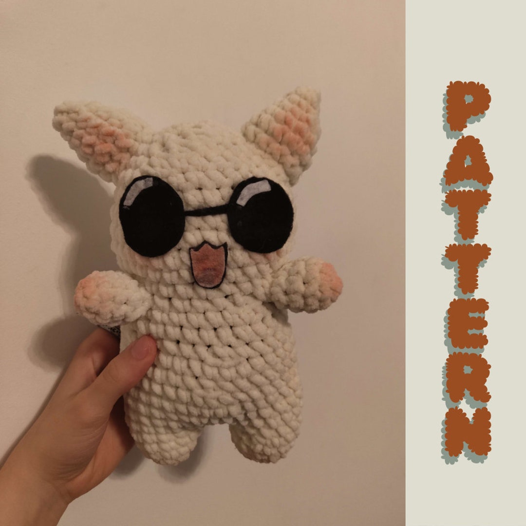 Gojo Cat Crochet Pattern , Gojo Cat Amigurumi Pattern , Gojo Satoru ...