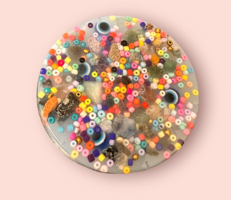 Crystal and Evil Eye Picky Pad Sensory Toy/fidget Toy ADHD Silicone ...