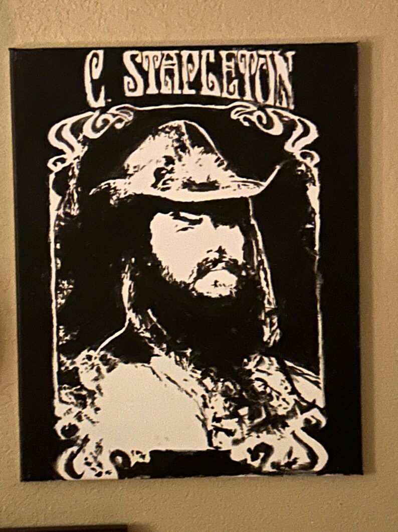 Chris Stapleton Canvas Painting - Etsy