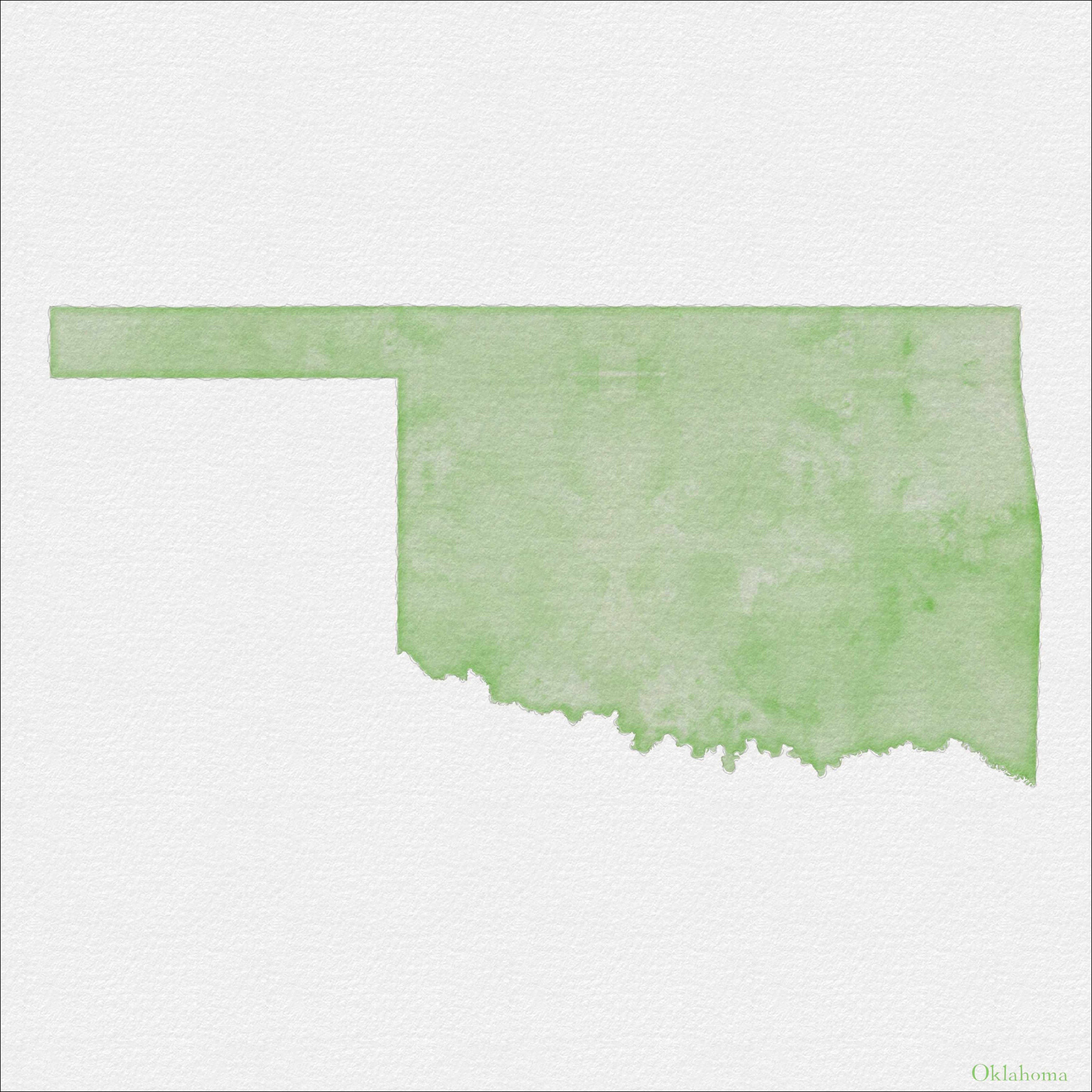 Oklahoma Map Bundle: Styles Include Simple, Detailed, Rich, Elegant ...