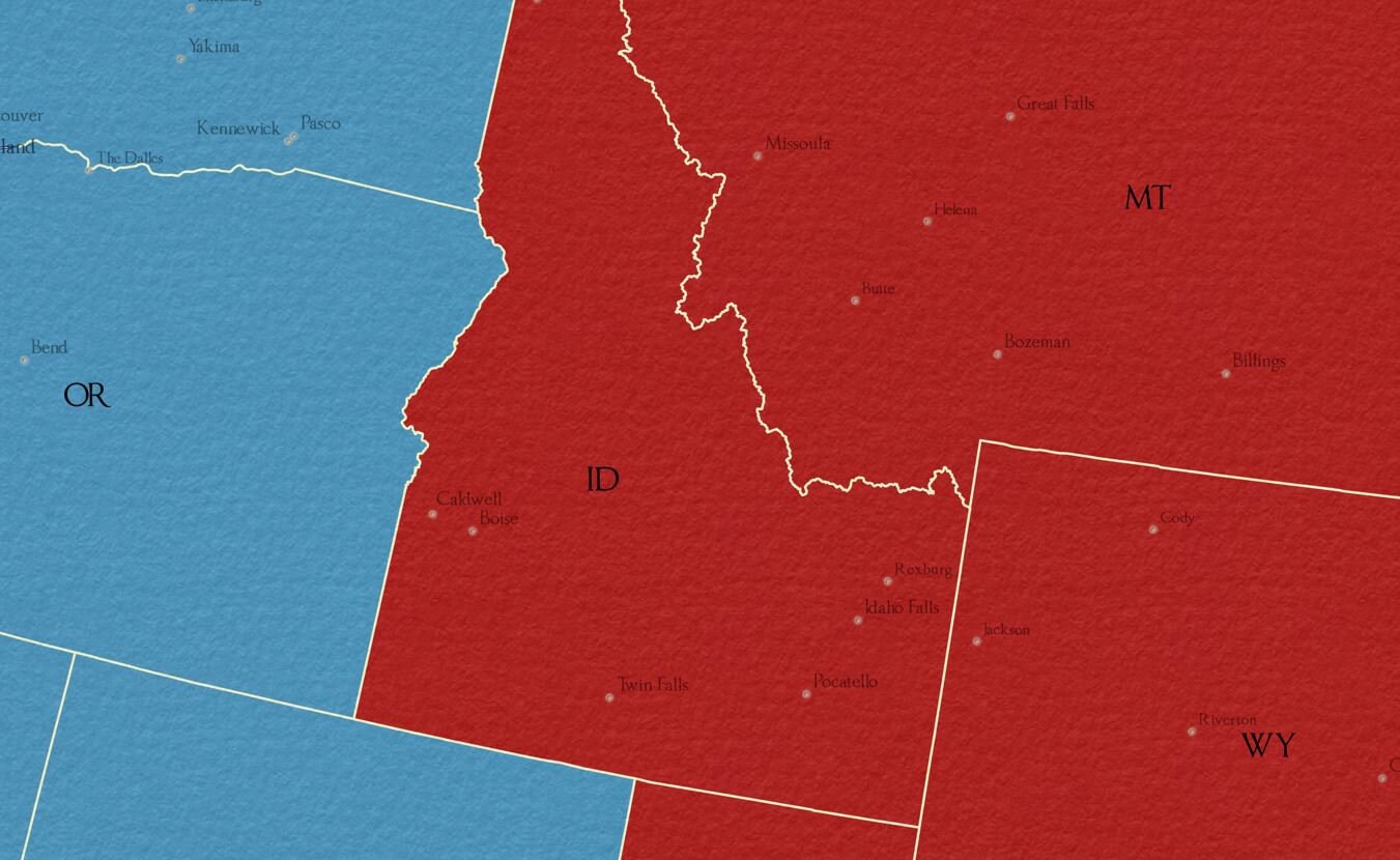 DOWNLOAD 2020 US Presidential Election Results Map. Elegantly Textured ...