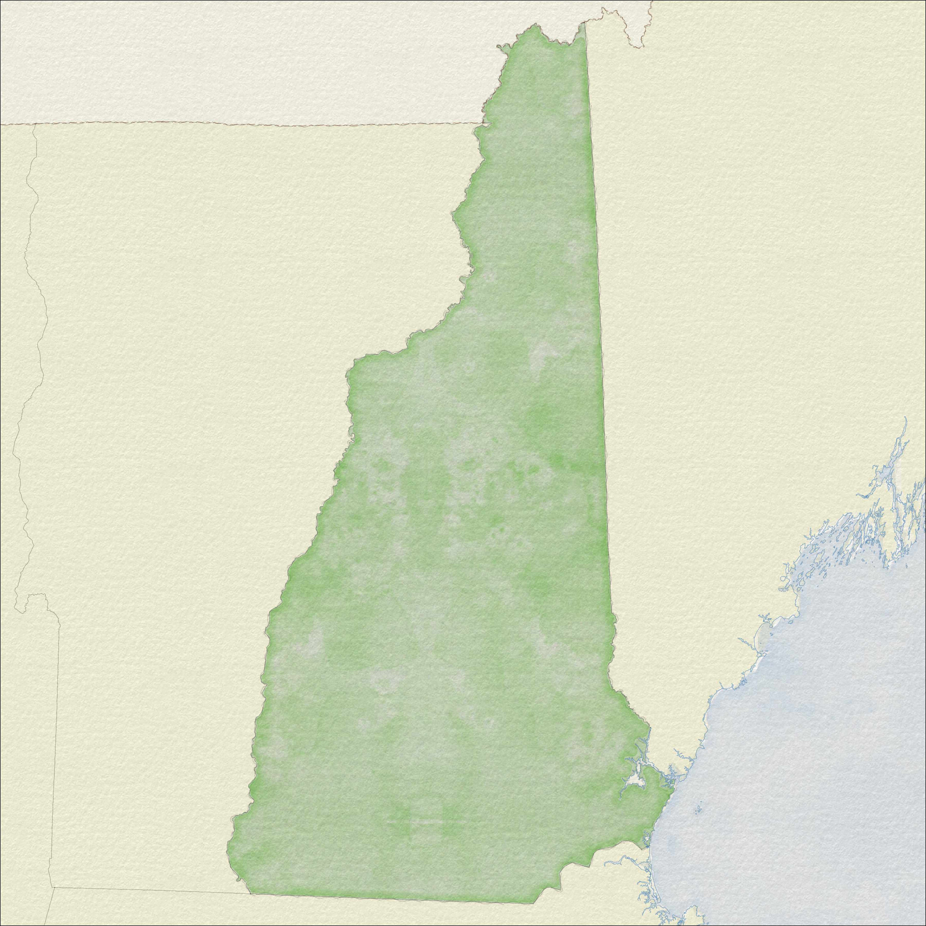New Hampshire Map Bundle: Styles Include Simple, Detailed, Rich ...