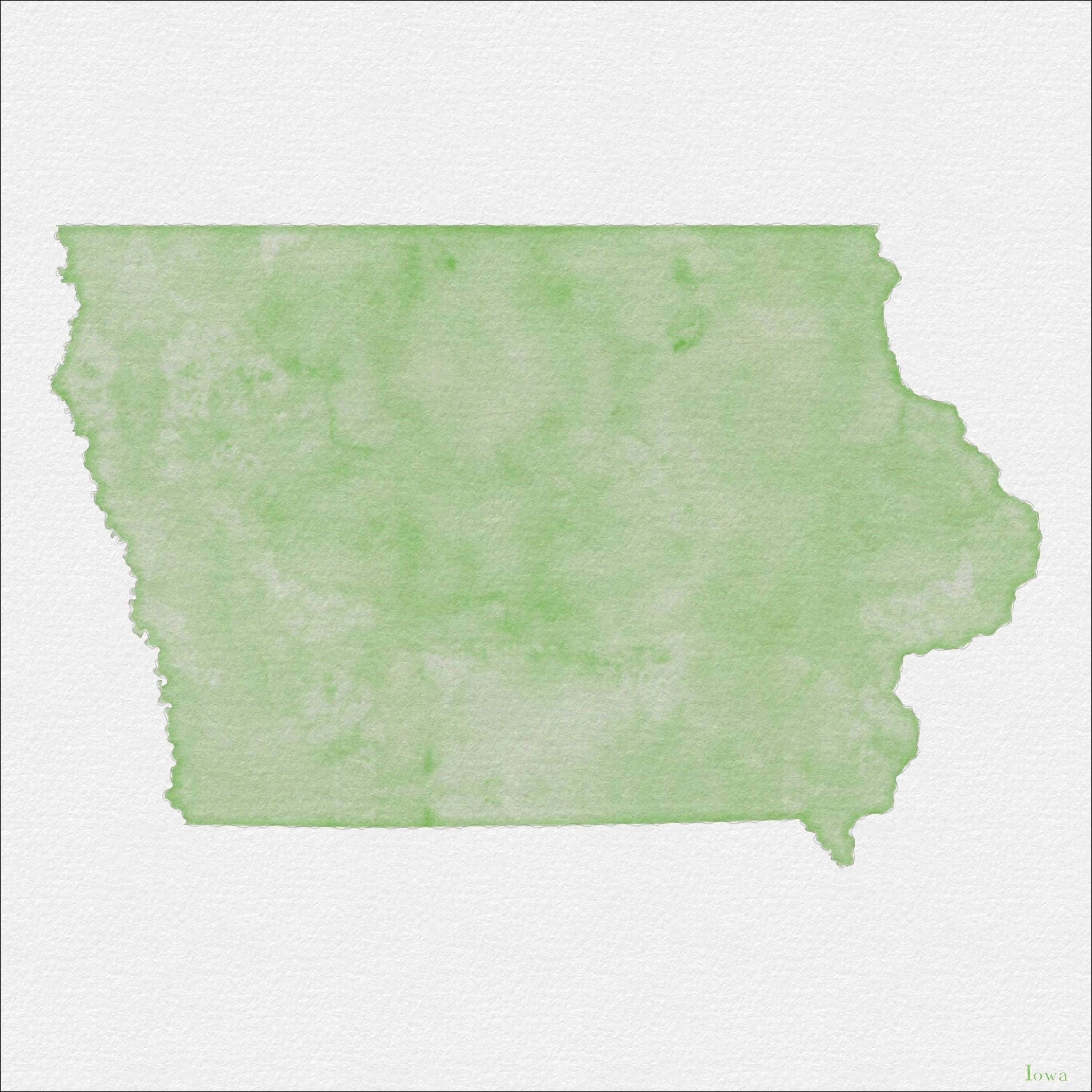 Iowa State Map Bundle: Styles Include Simple, Detailed, Rich, Elegant ...