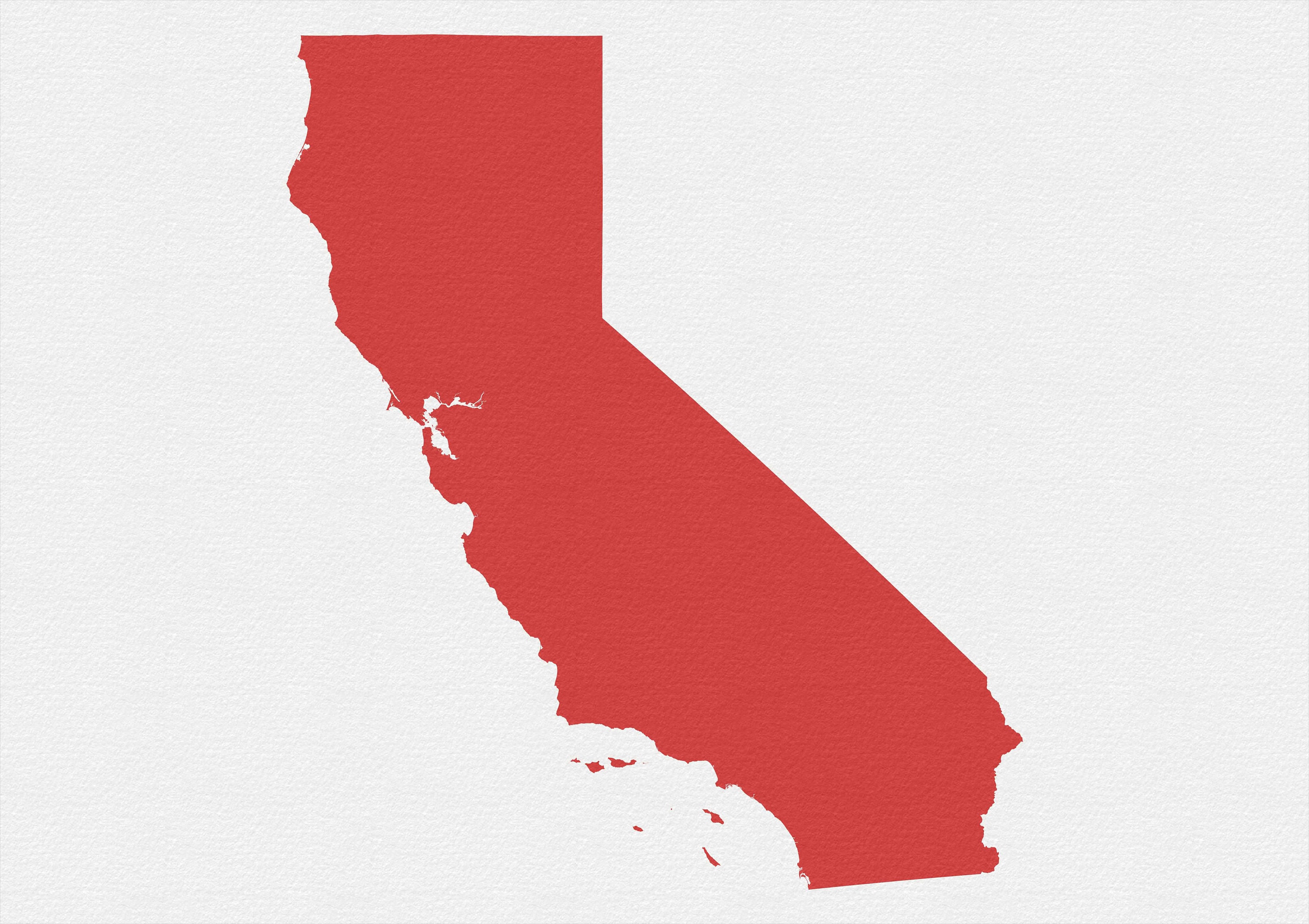 California State Map Bundle: Styles Include Simple, Detailed, Rich ...