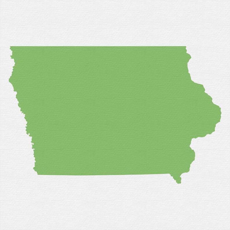 Iowa State Map Bundle: Styles Include Simple, Detailed, Rich, Elegant ...