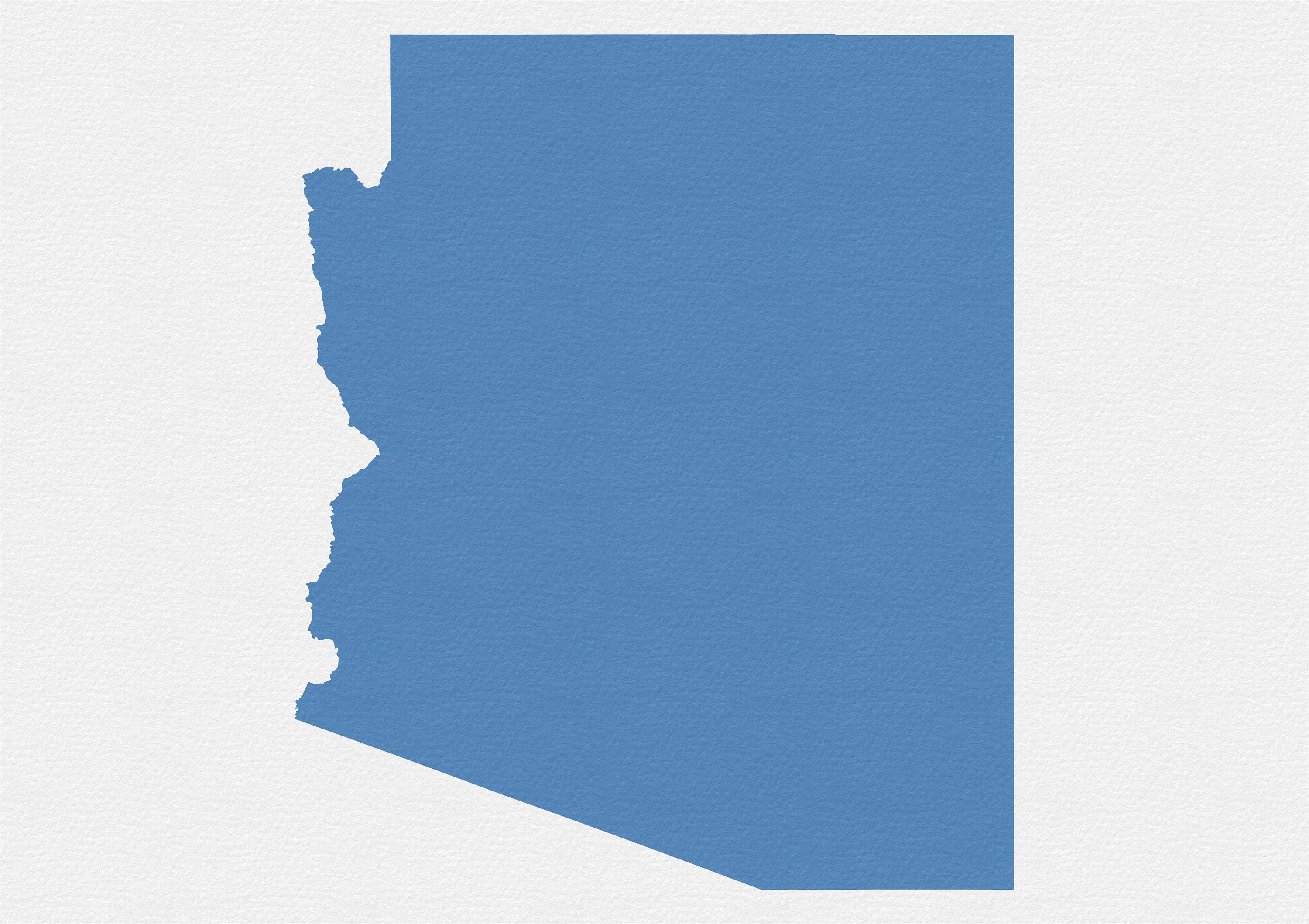 Arizona State Map Bundle: Styles Include Simple, Detailed, Rich ...