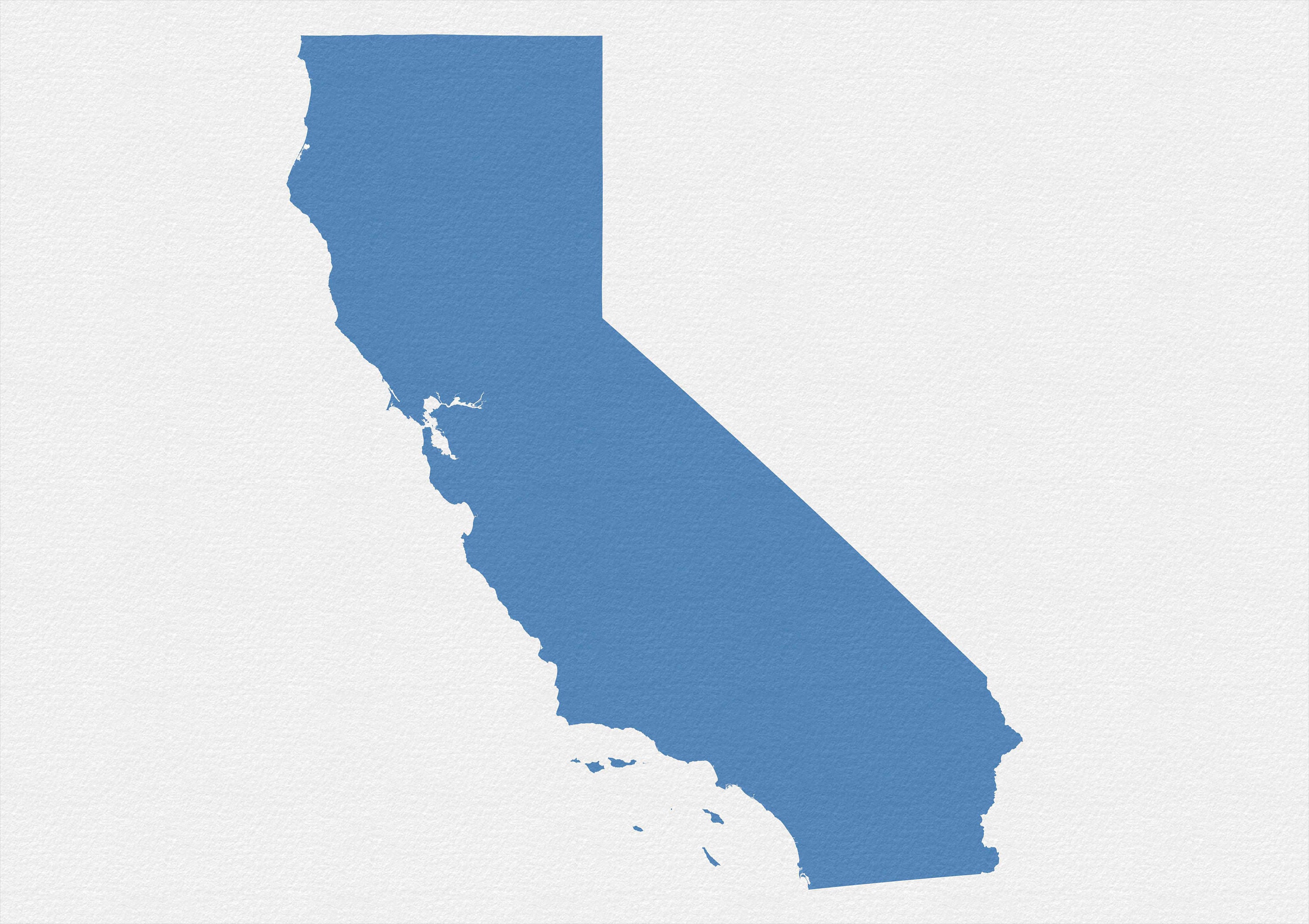 California State Map Bundle: Styles Include Simple, Detailed, Rich ...