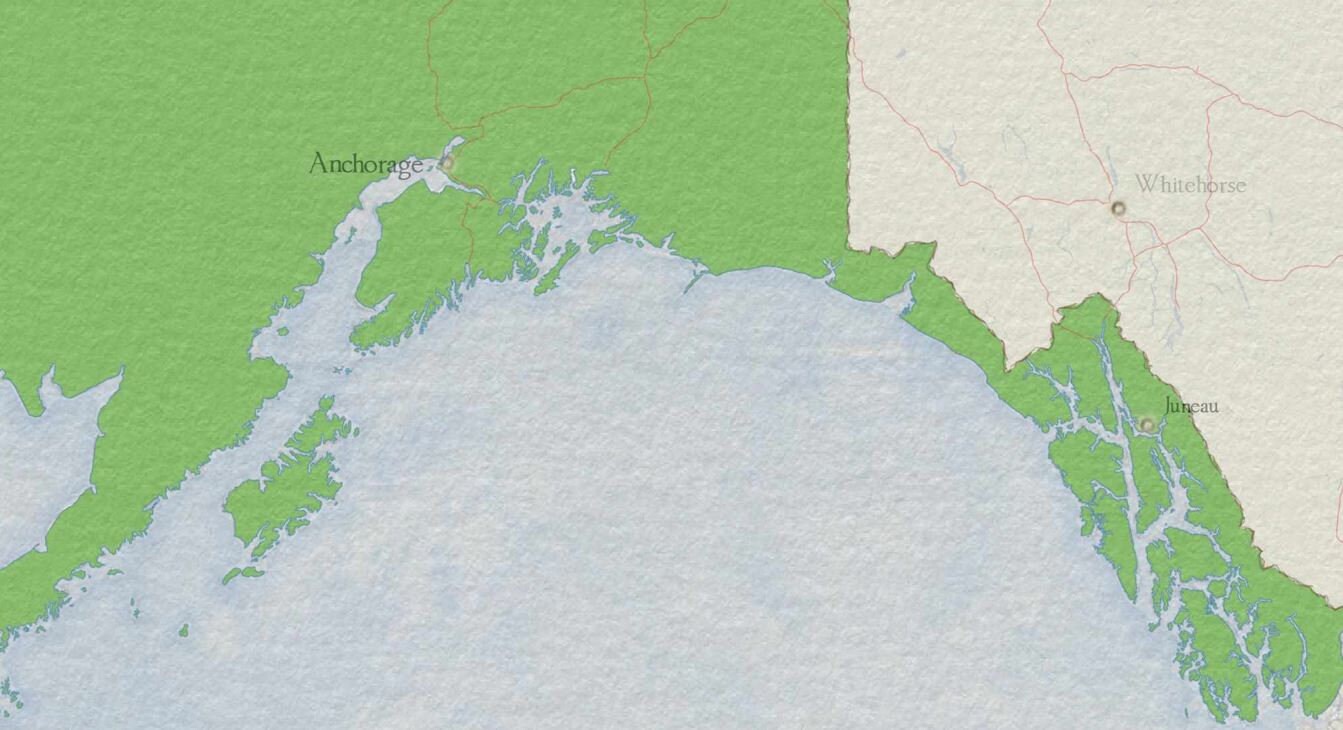 Alaska State Map Bundle: Styles Include Simple, Detailed, Rich, Elegant ...