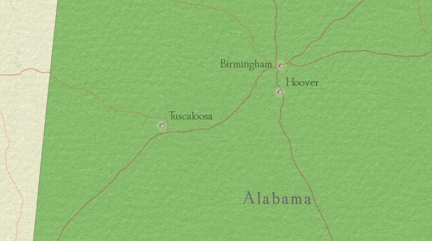 Alabama State Map Bundle: Styles Include Simple, Detailed, Rich ...