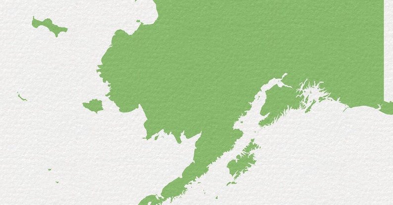 Alaska State Map Bundle: Styles Include Simple, Detailed, Rich, Elegant ...