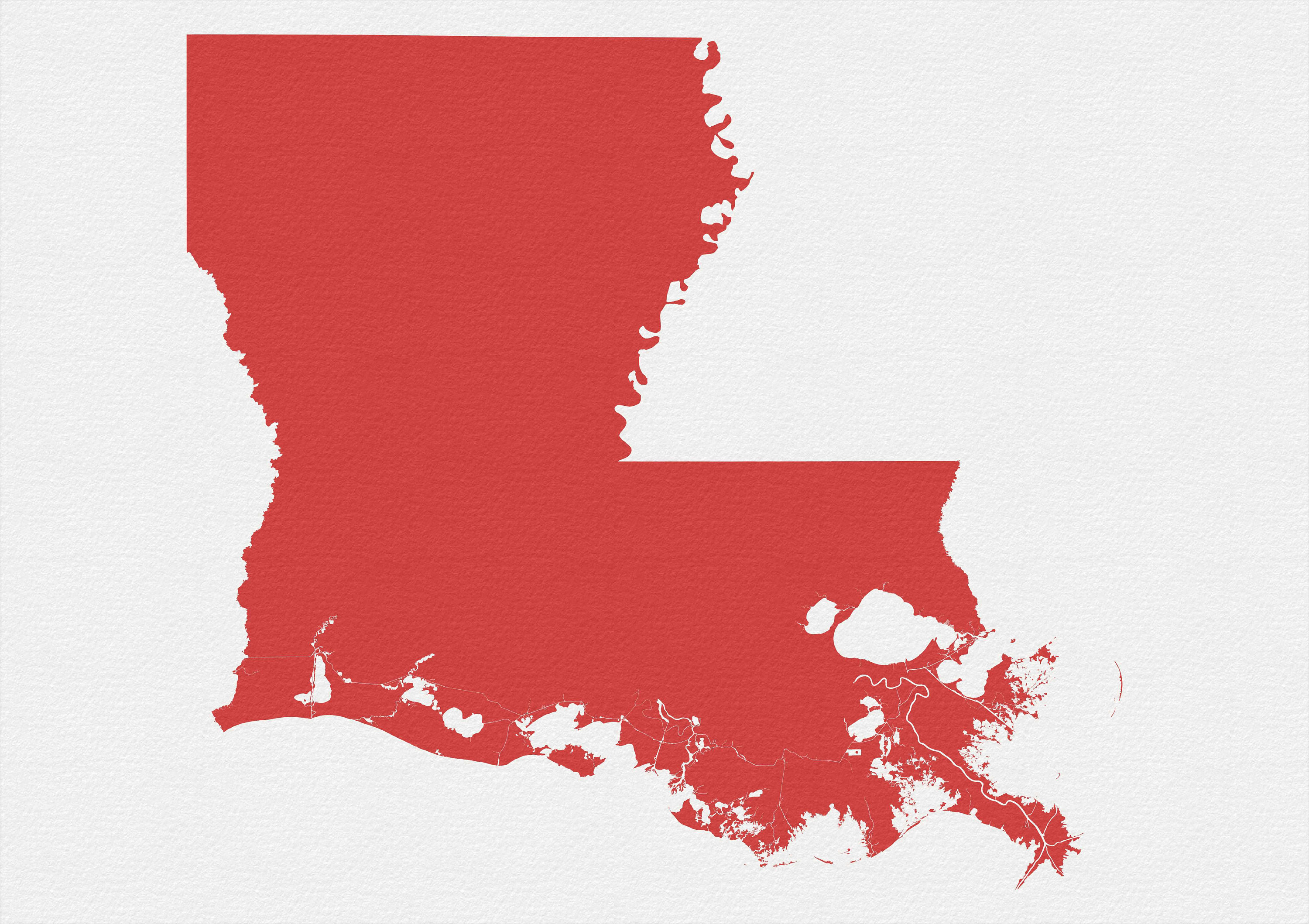 Louisiana Map Bundle: Styles Include Simple, Detailed, Rich, Elegant ...