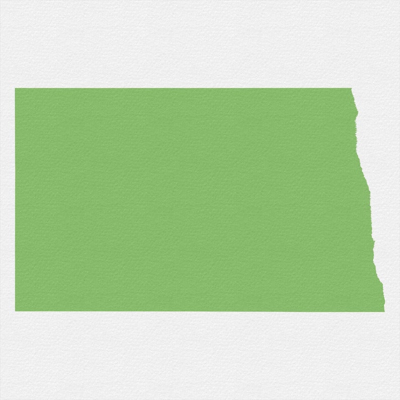 North Dakota Map Bundle: Styles Include Simple, Detailed, Rich, Elegant ...