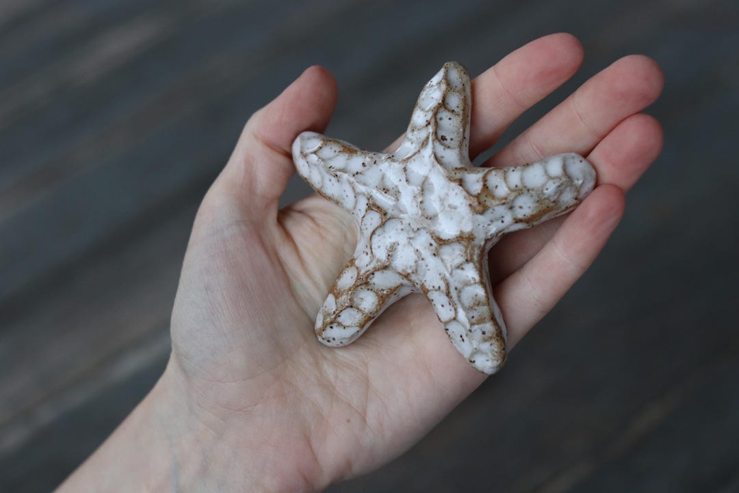 Handmade Ceramic Starfish // Small Pottery Starfish // Stoneware ...