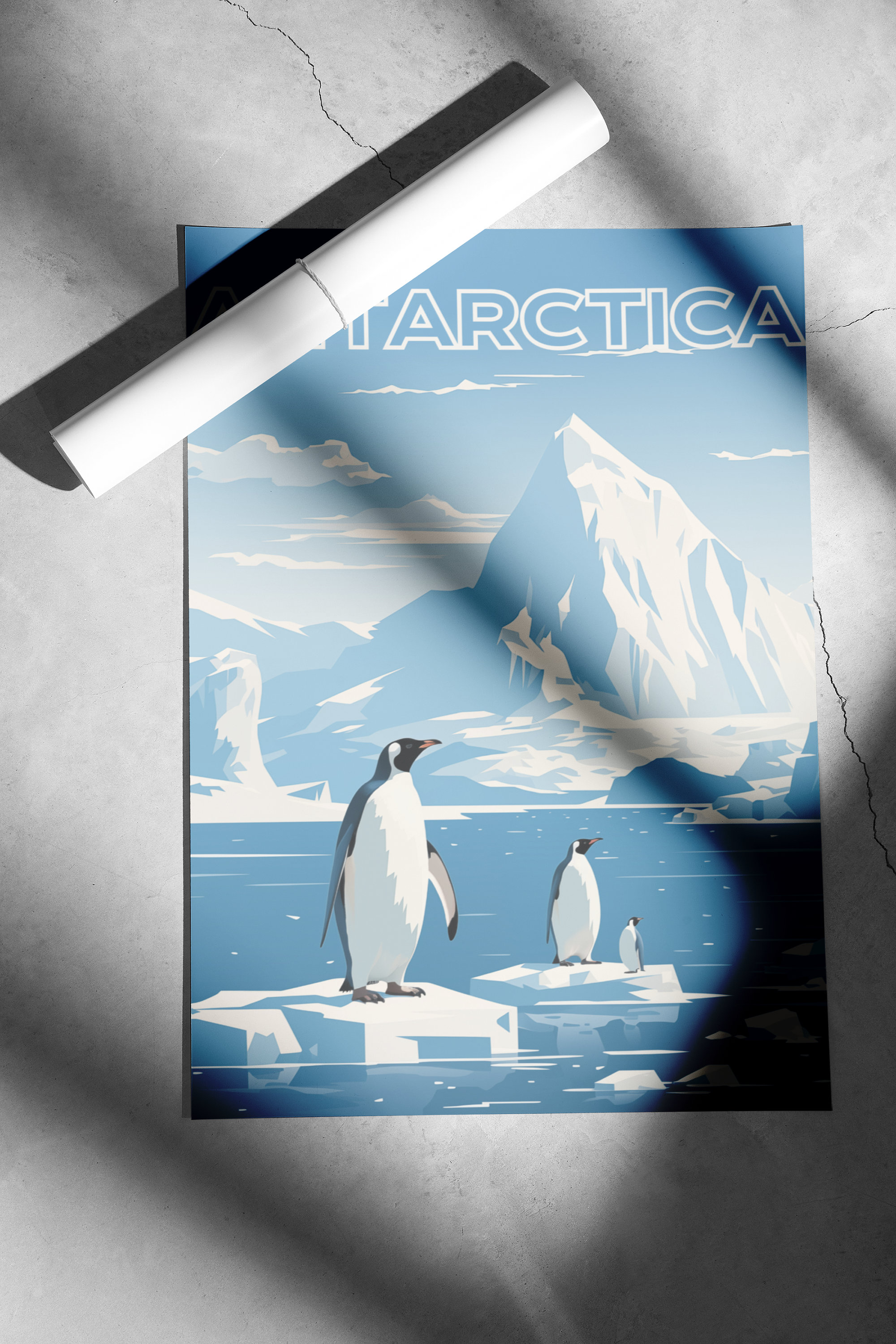 Antarctica Travel Poster Wall Art Print Antarctica Poster Printable ...