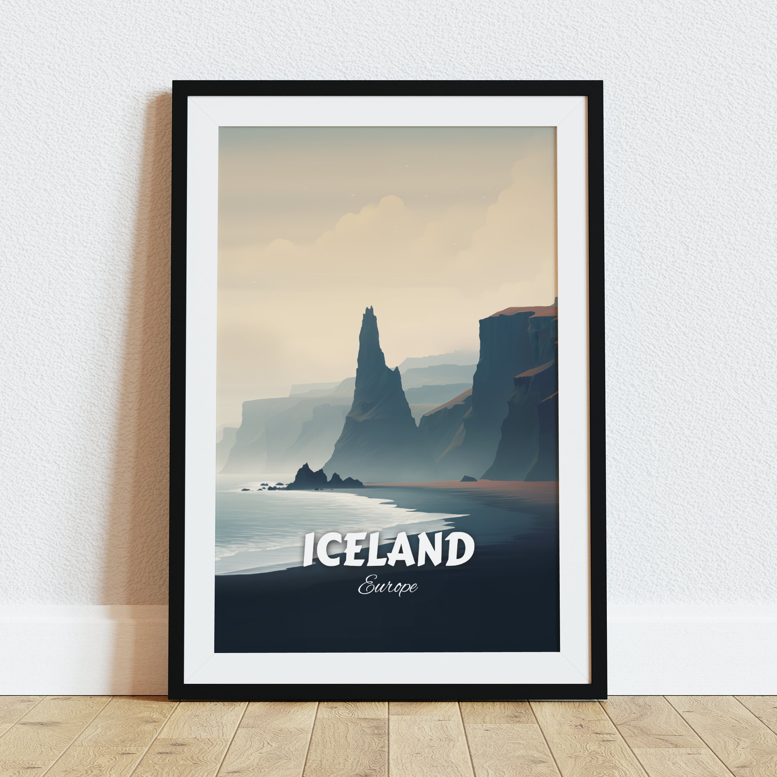Iceland Travel Poster Wall Art Print Iceland Poster Printable Home ...