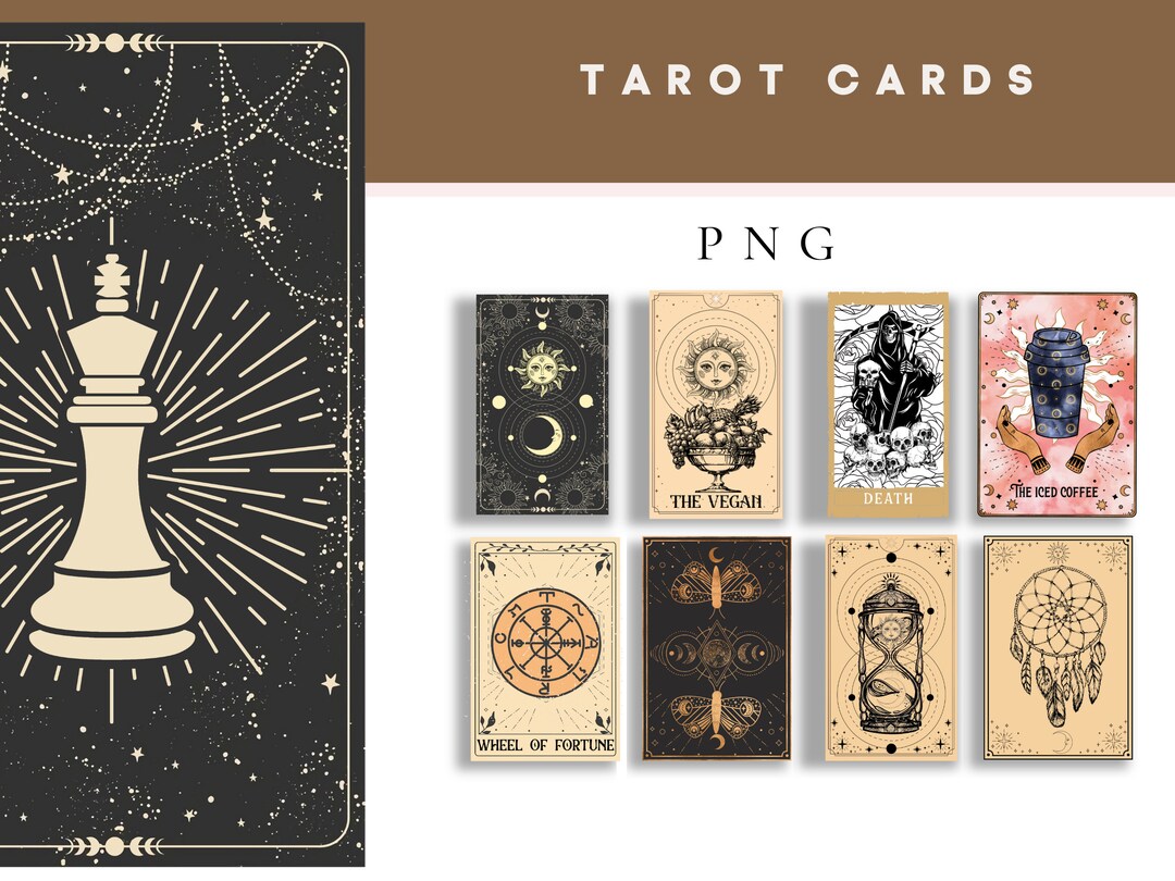 Tarot Card Deck Printable | Tarot Cards | Tarot Cards Print | Tarot ...
