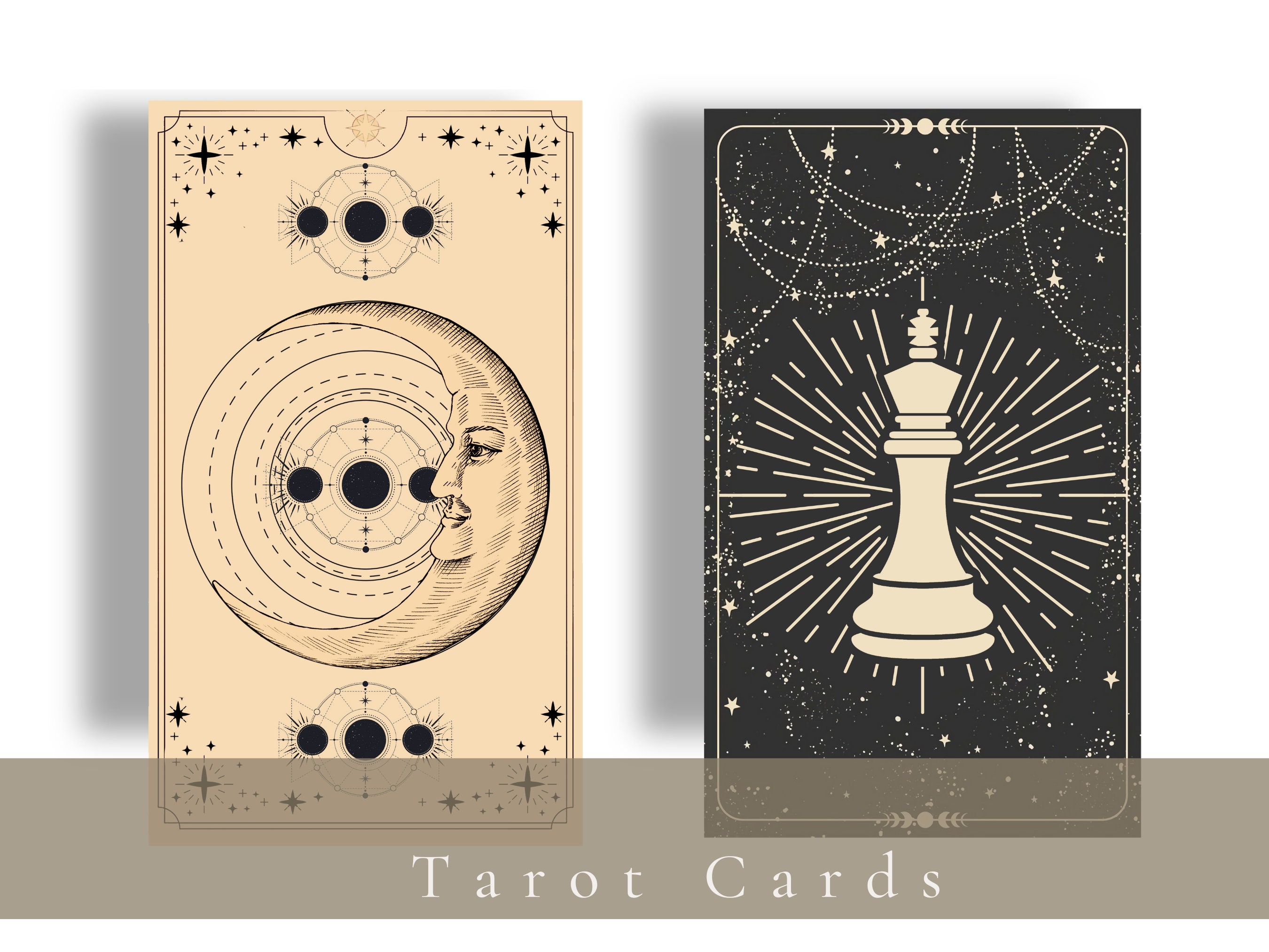 Tarot Card Deck Printable | Tarot Cards | Tarot Cards Print | Tarot ...