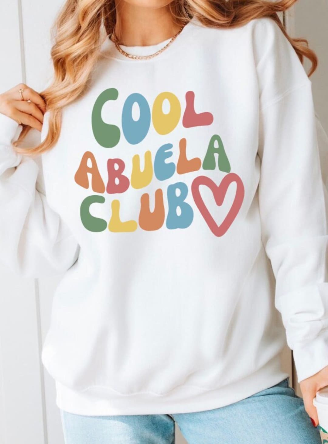 Cool Abuela Club Sweatshirt, Gift for Abuela, Gift for Grandma ...
