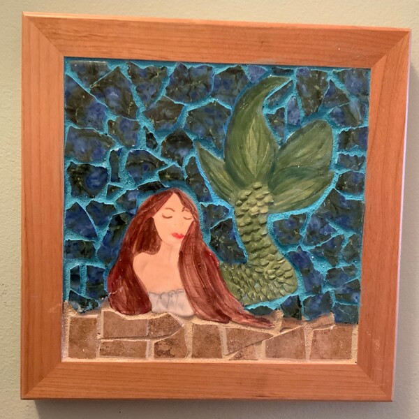 Mermaid Mosaic Tiles - Etsy