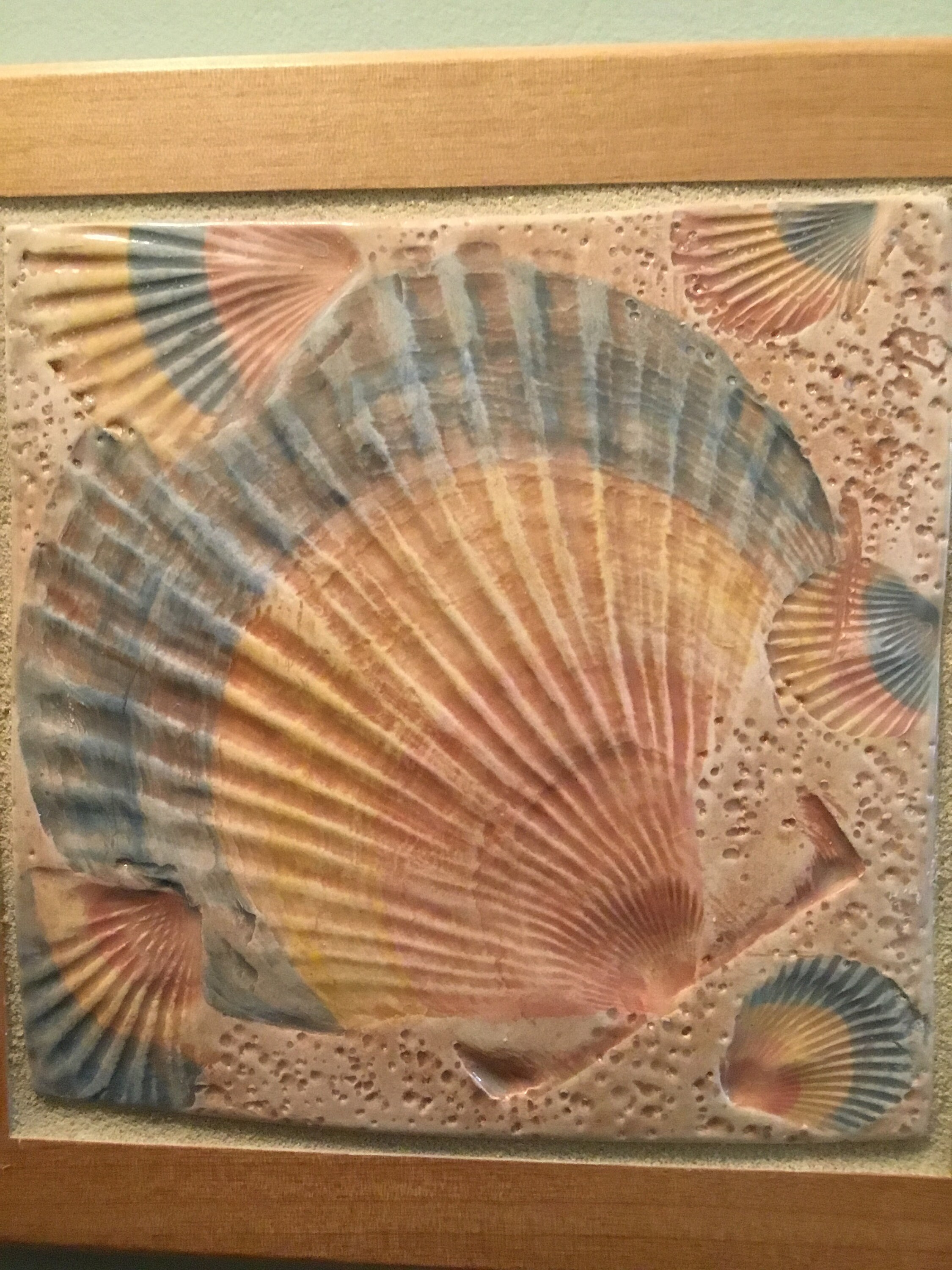 Handmade Tile Shells on the Beach - Etsy