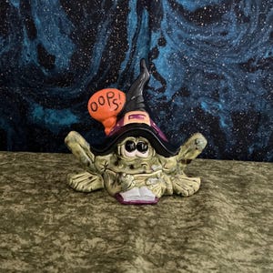 Small Oops the Witch Frog - Etsy