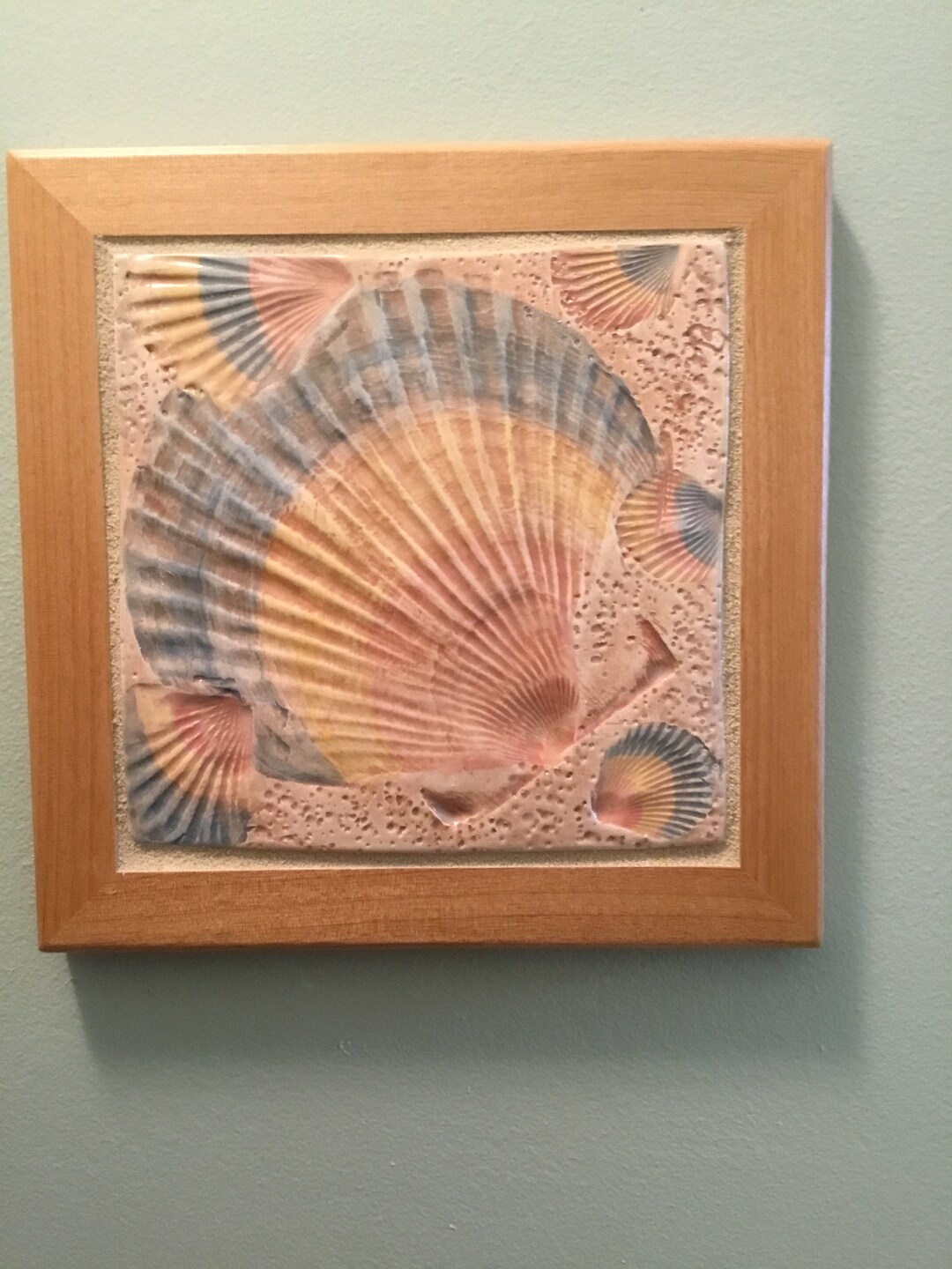 Handmade Tile Shells on the Beach - Etsy