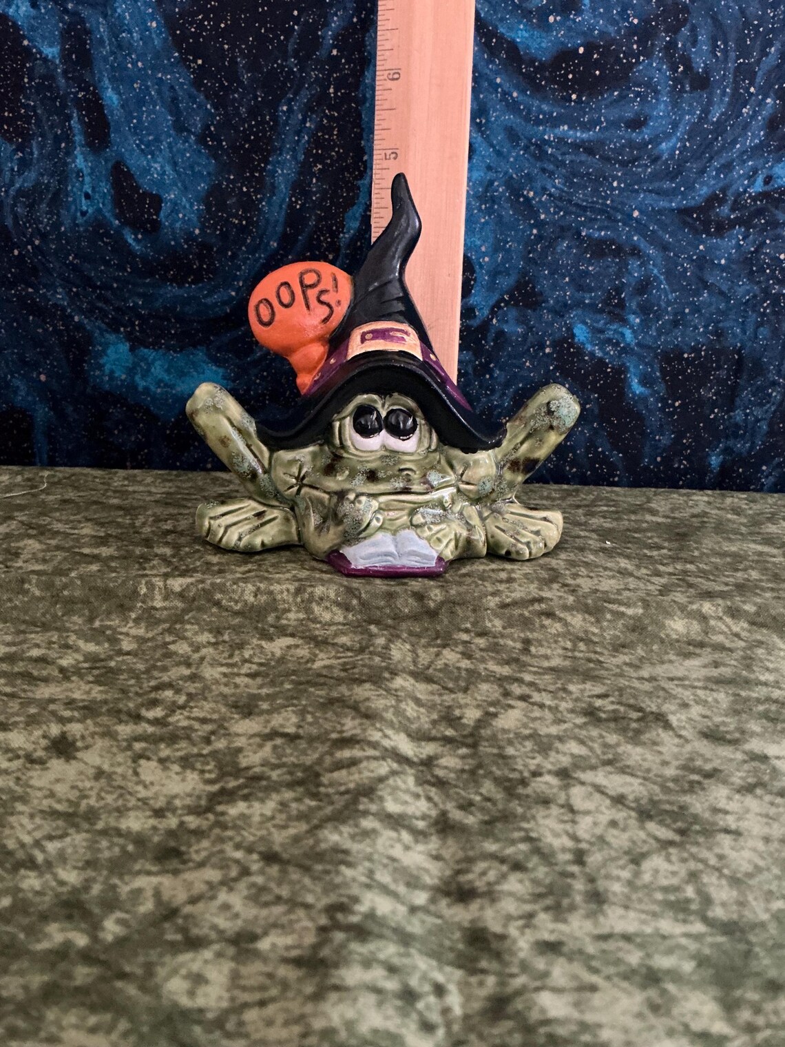 Small Oops the Witch Frog - Etsy
