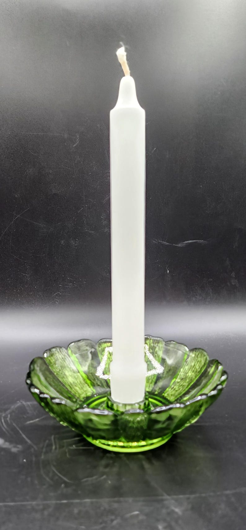 Vintage 1960's Anchor Hocking Flower Bowl Candle Stick Holders, Country ...