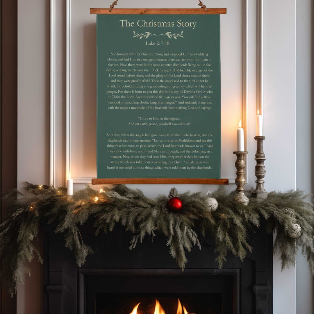 Christmas Wall Art Tapestry Christmas Story Wall Art Christmas Decor - Etsy