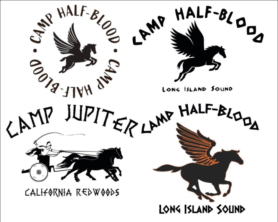 Camp Half Blood SVG Percy Jackson the Lightning Thief Book - Etsy