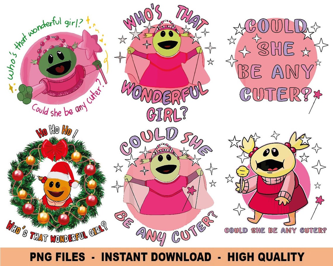 Nanalan Whos That Wonderful Girl Mona Instant Download Etsy