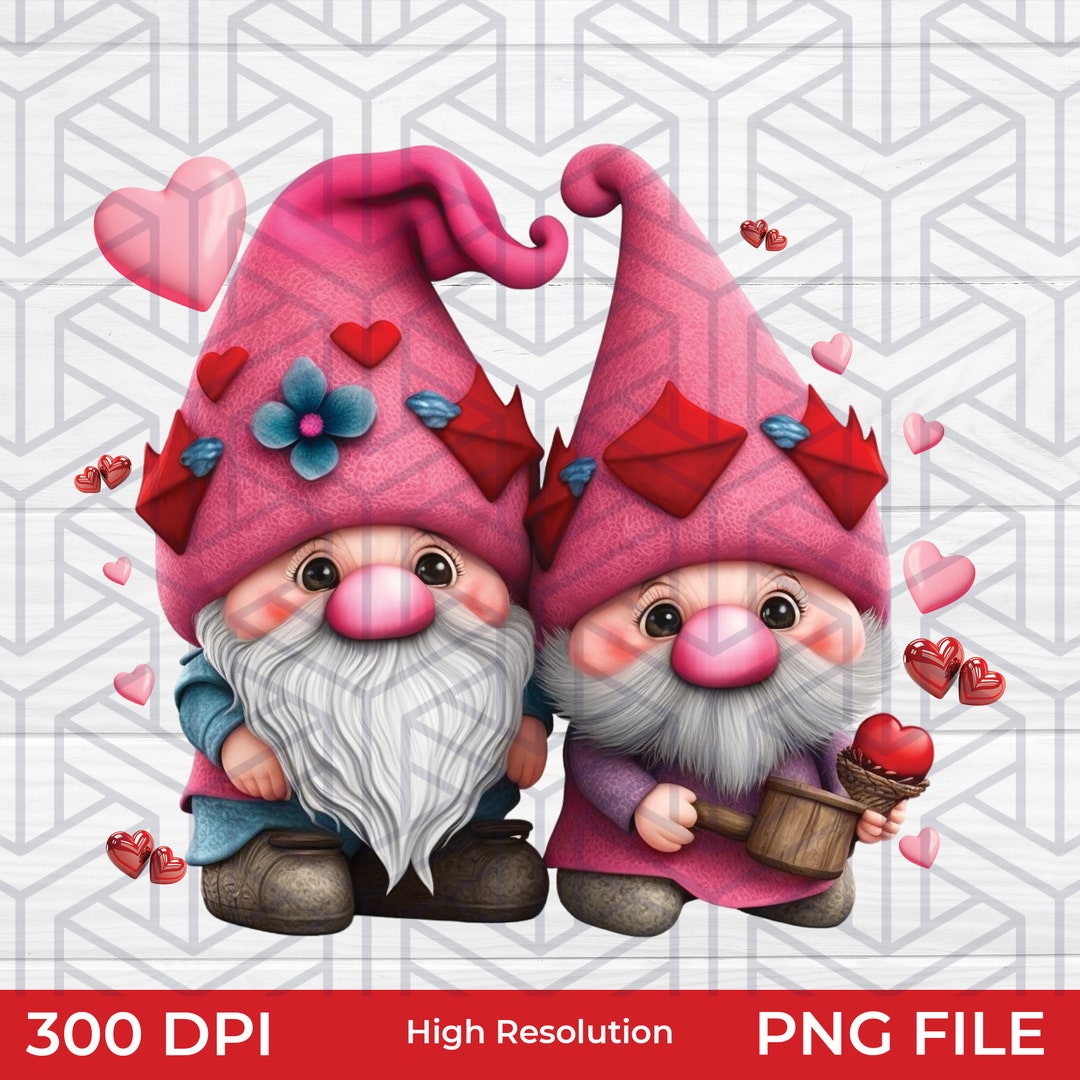 Valentine's Day Gnomies Png, Gnomies Png, Valentine Day, Happy ...