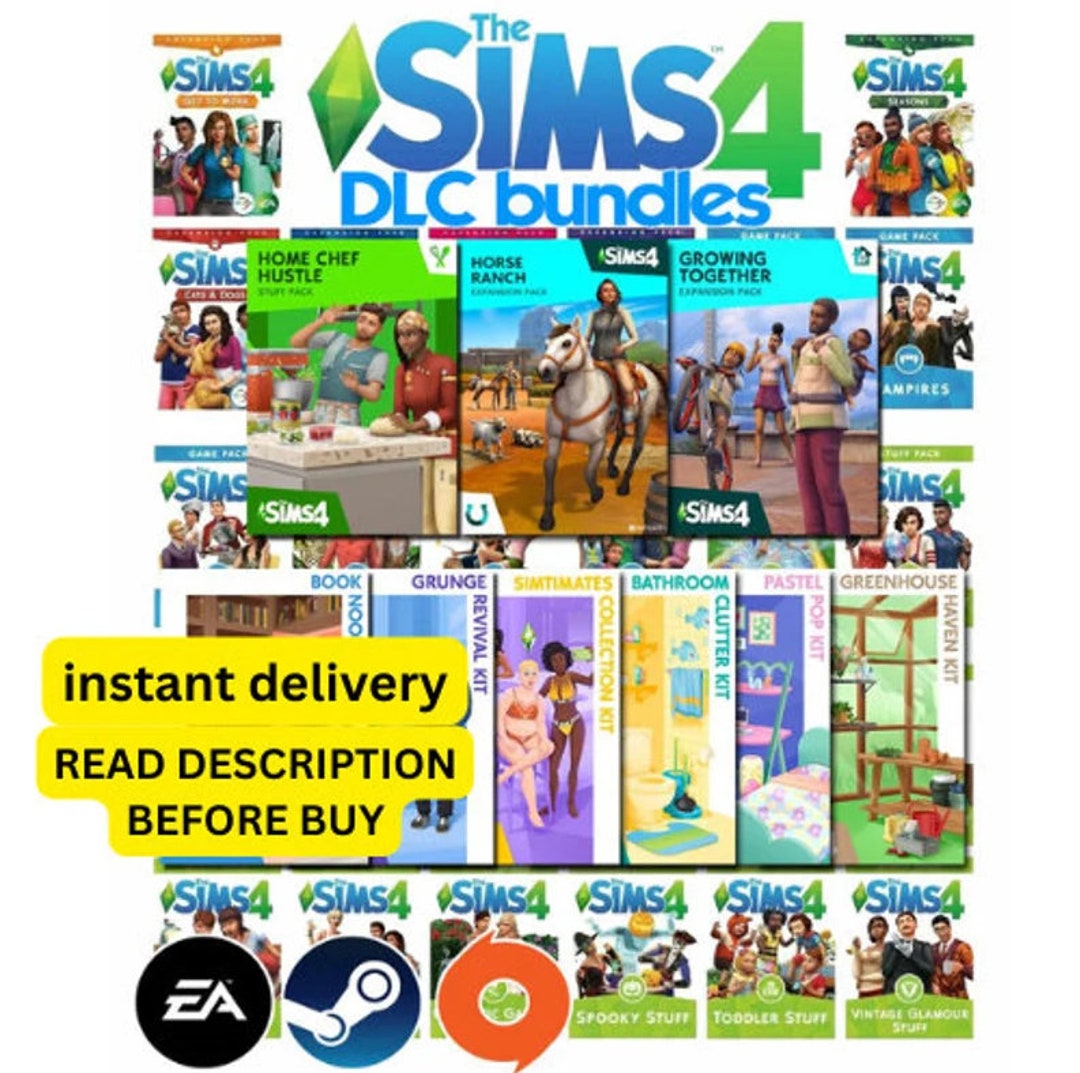 The Sims 4 Complete Collection ALL DLC Expansion Packs PC and - Etsy Canada