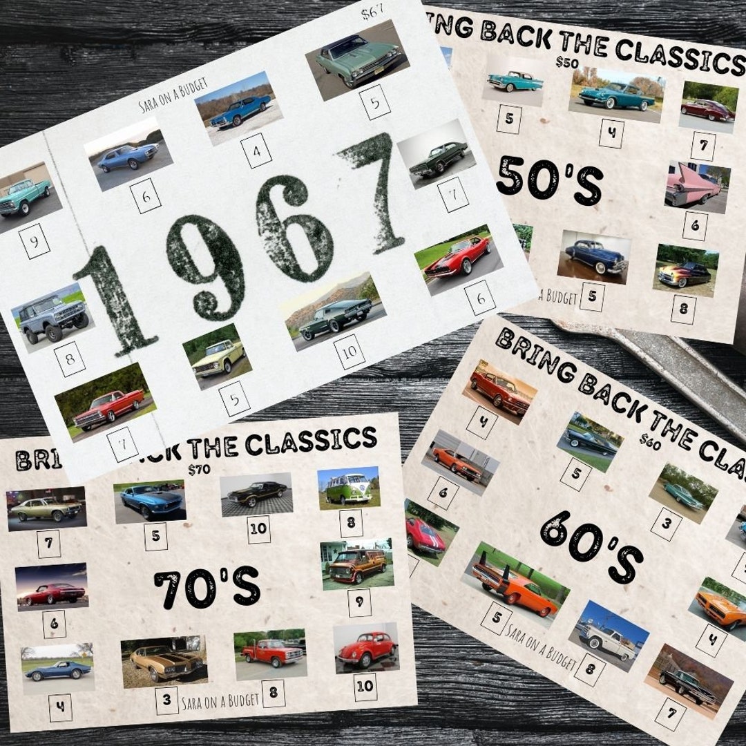 Bring Back the Classics Cars Edition - Etsy Australia