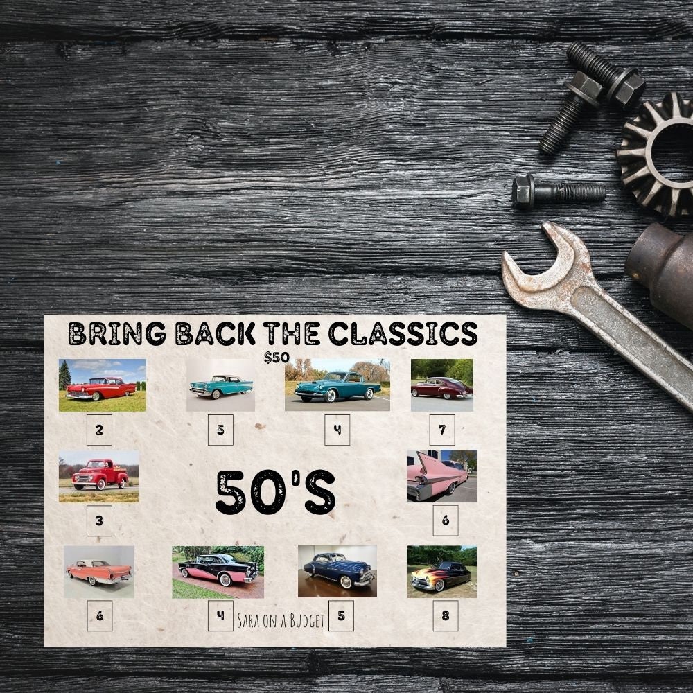 Bring Back the Classics Cars Edition - Etsy Australia